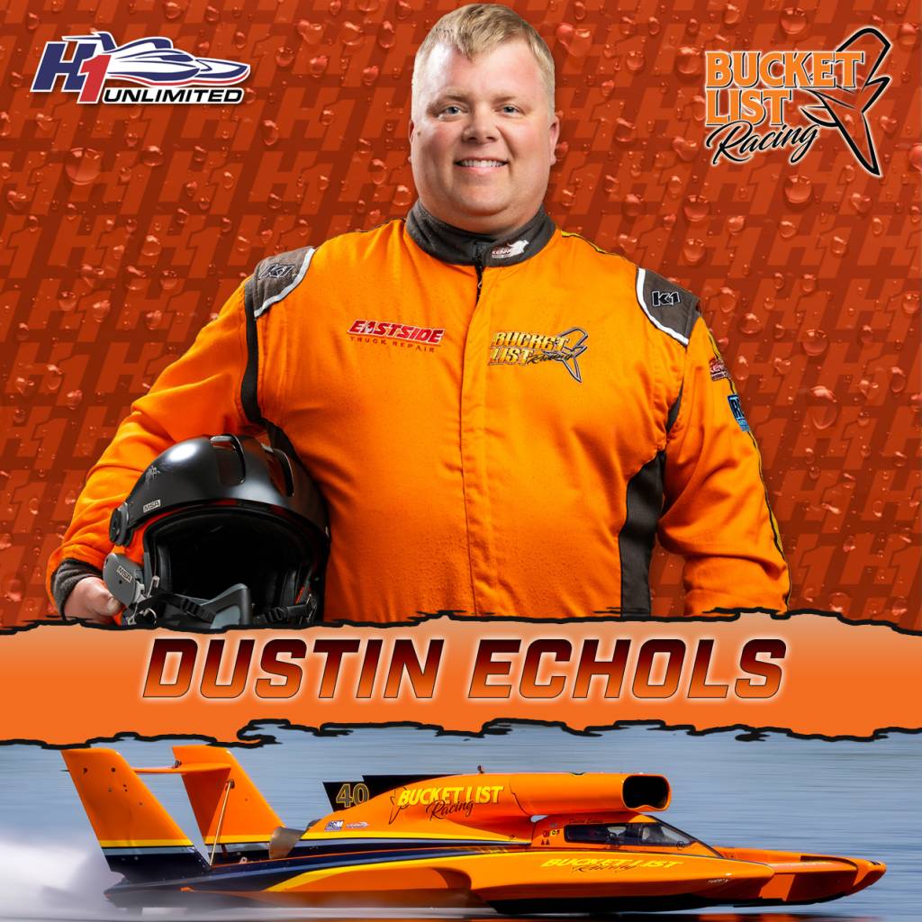 Dustin Echols steps out of Bucket List Racing cockpit – H1 Unlimited